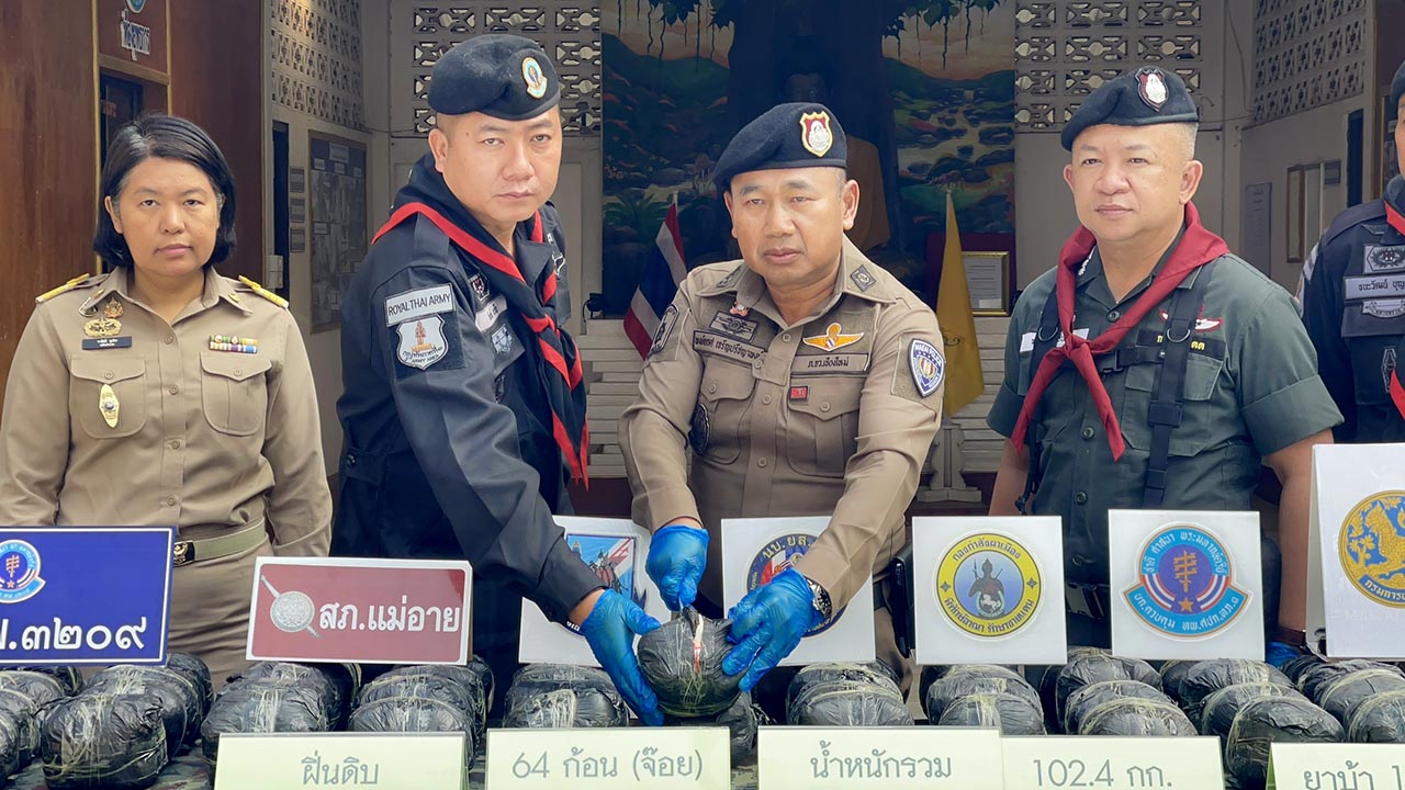 Pha Muang Task Force soldiers, Thai-Myanmar border, Mae Ai, Chiang Mai ...